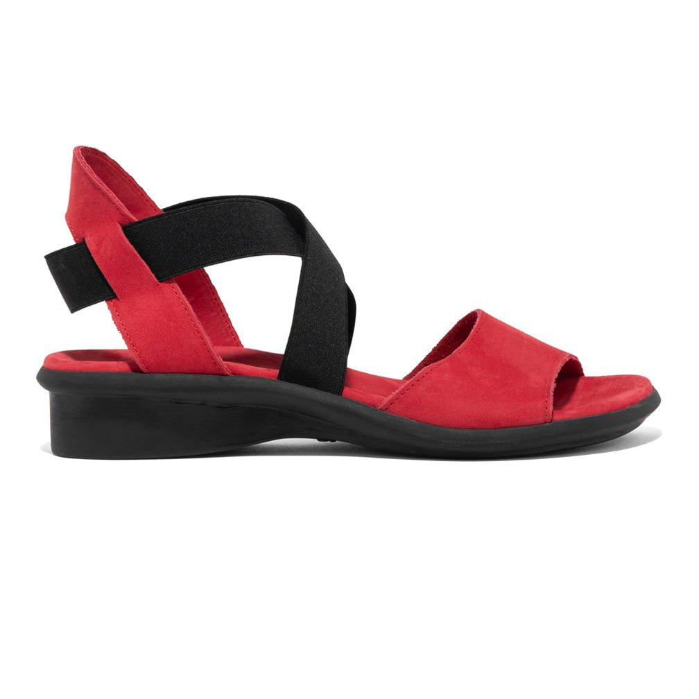 Arche Women's Satia Fukia Red Nubuck — Tip Top Shoes of New York