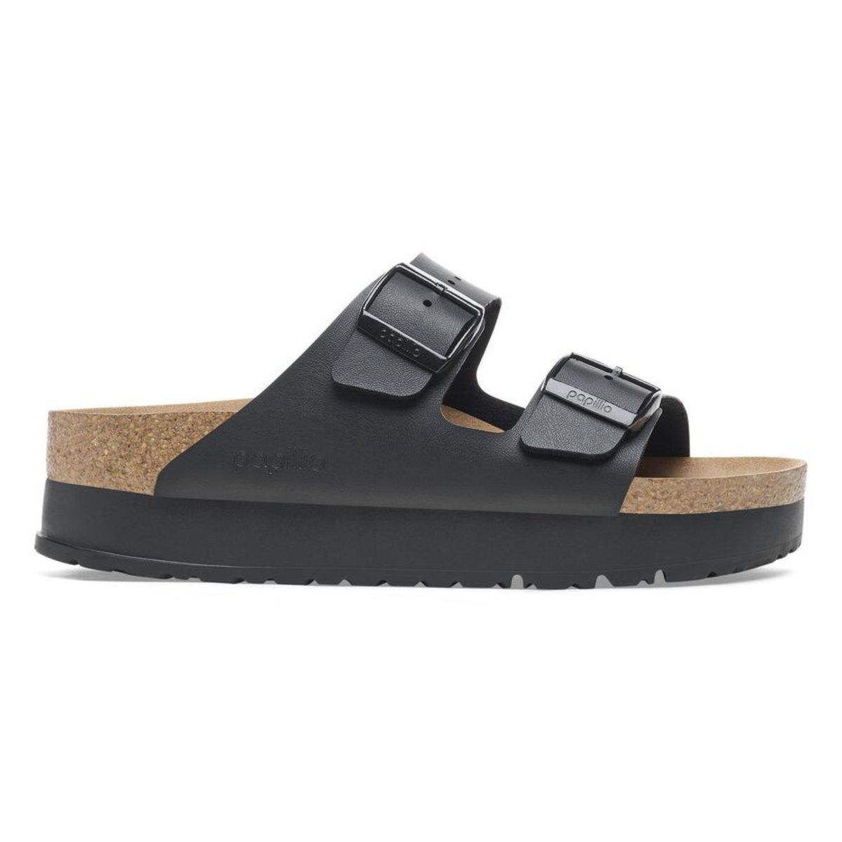 Birkenstock Women's Arizona Flex Platform Birko-Flor Black – Tip Top ...