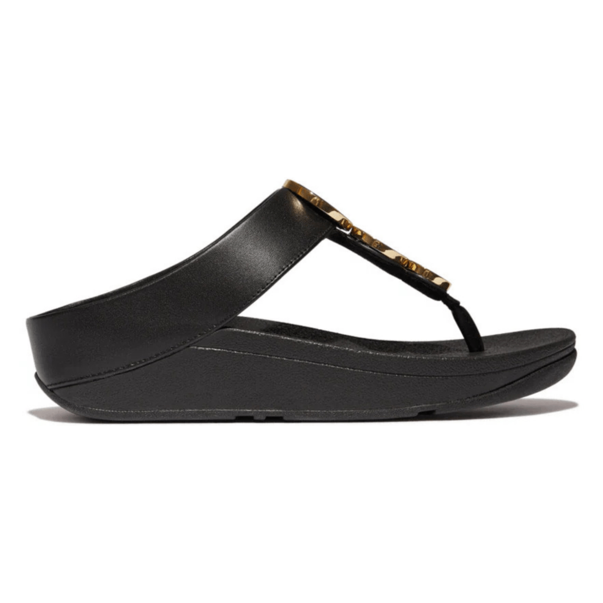 FitFlop Women's Fino Resin Metallic Tortoise/Black – Tip Top Shoes of ...