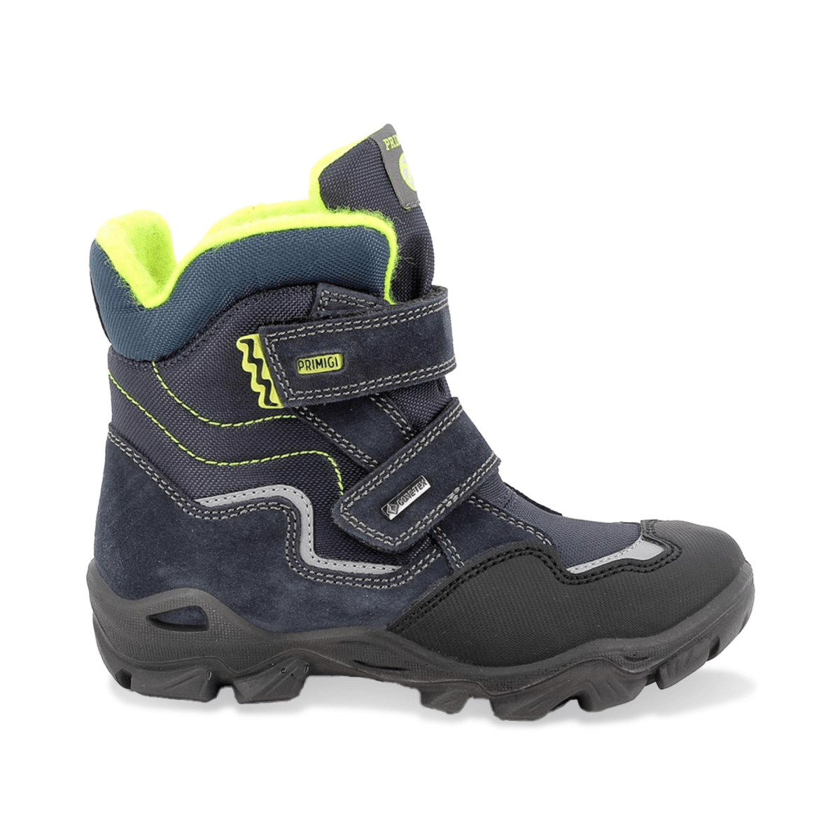 Primigi Boys' (Sizes 29-30) 8892622 Navy/Dark Blue/Lime Gore-Tex — Tip ...