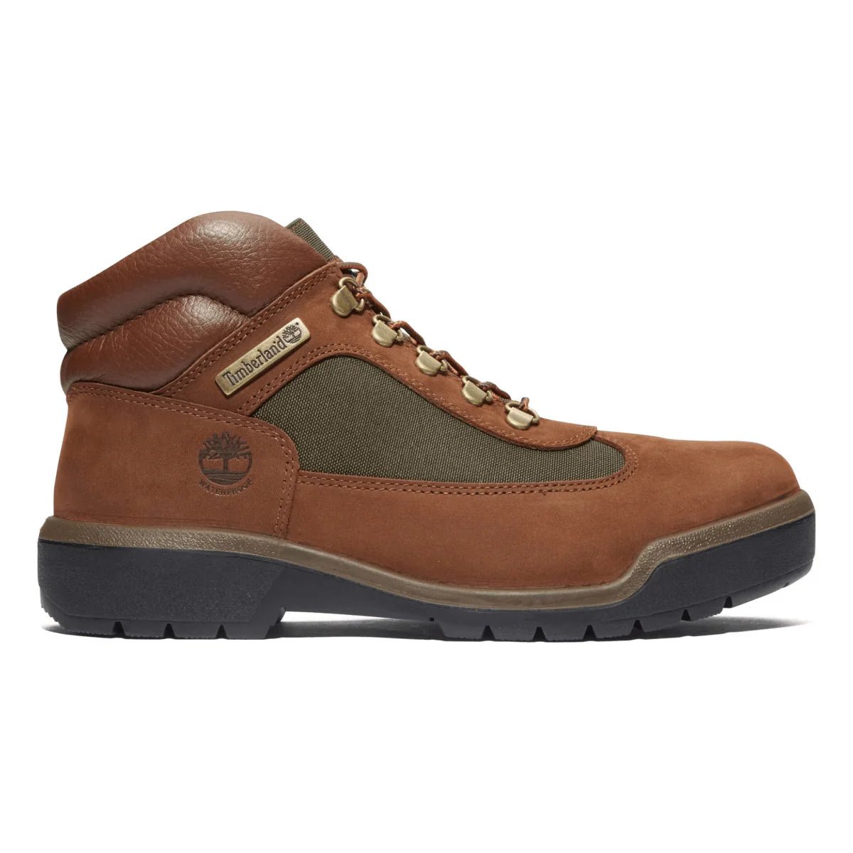Timberland Men's Field Boot Dark Brown Nubuck Waterproof — Tip Top ...