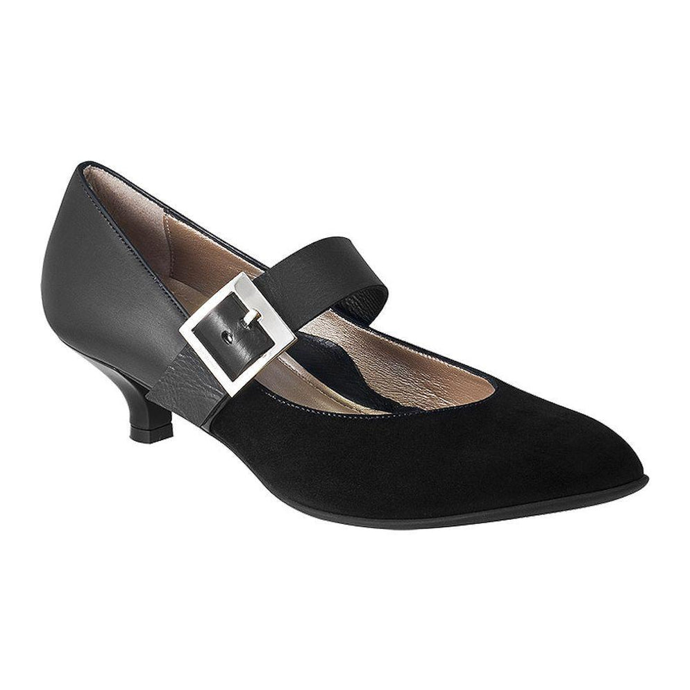 BeautiFeel Women's Bobbie Black Suede — Tip Top Shoes of New York
