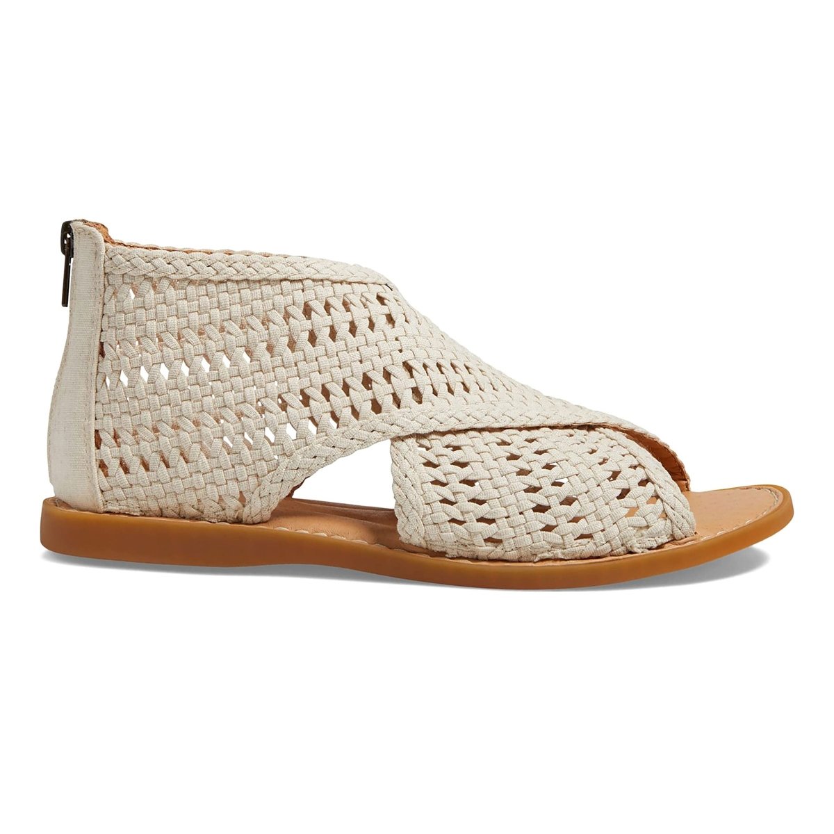 Born Women's Iwa Mac Cream Knit Fabric — Tip Top Shoes of New York