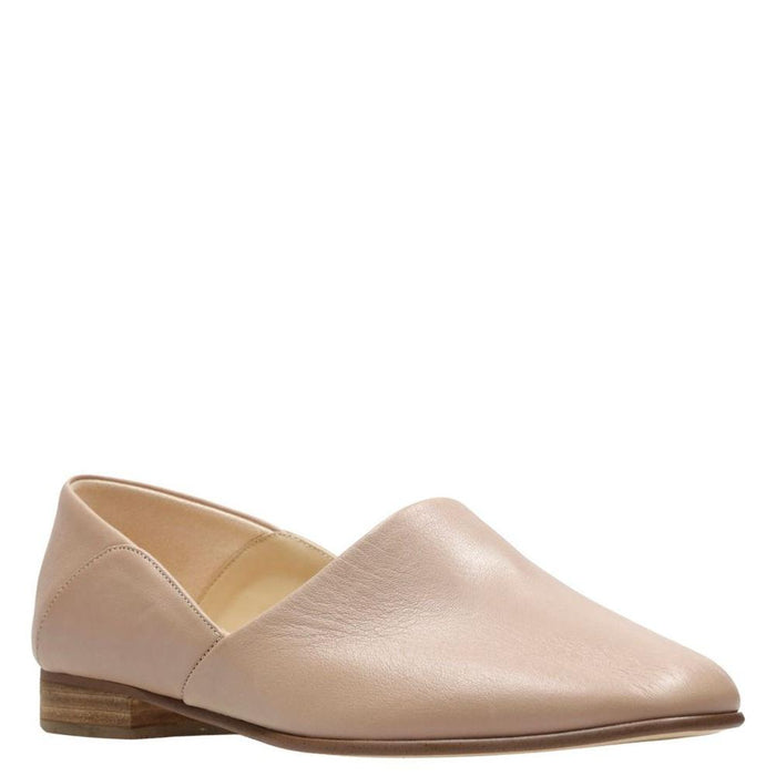 Clarks Women's Pure Tone Nude Leather — Tip Top Shoes of New York