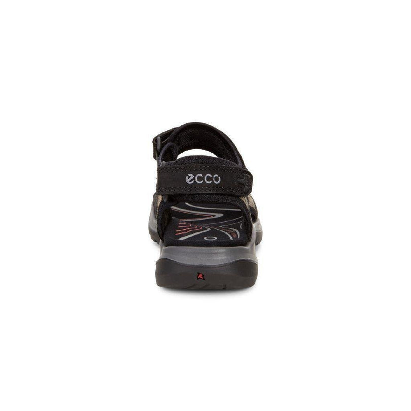 ECCO Women's 069563 Yucatan Sandal Black Nubuck - Tip Top Shoes of New York