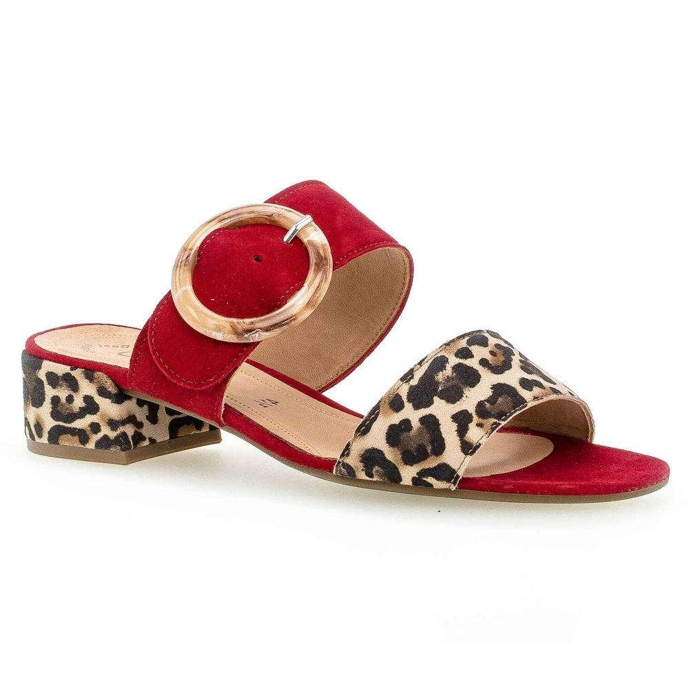 Gabor Women's 41.701.30 Red Suede — Tip Top Shoes of New York