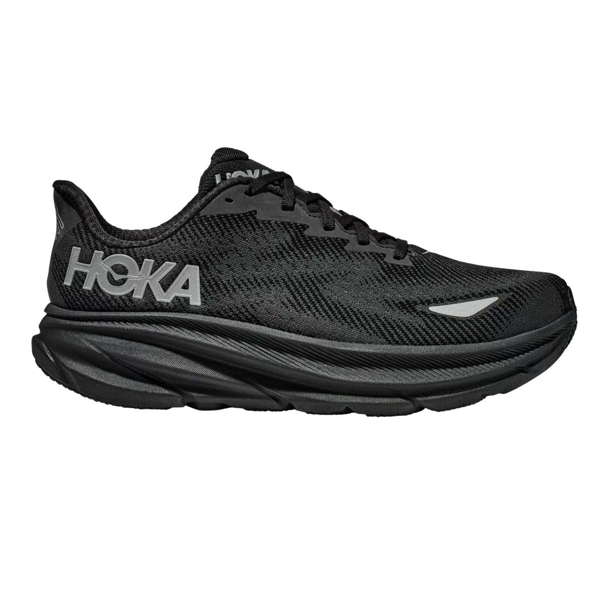 Hoka One One Women's Clifton 9 Black/Black Gore-Tex — Tip Top Shoes of ...