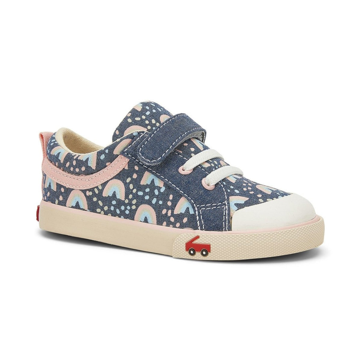See Kai Run Toddler Girl's Kristin Chambray/Rainbows — Tip Top Shoes of ...